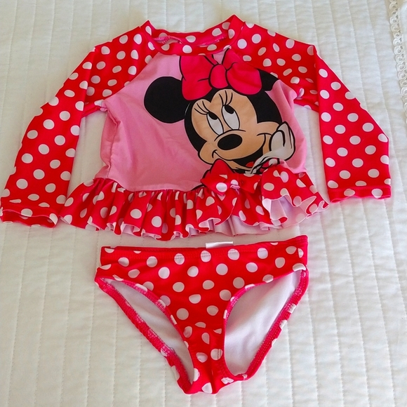 Disney | Swim | Disney Junior Minnie Bathing Suit | Poshmark